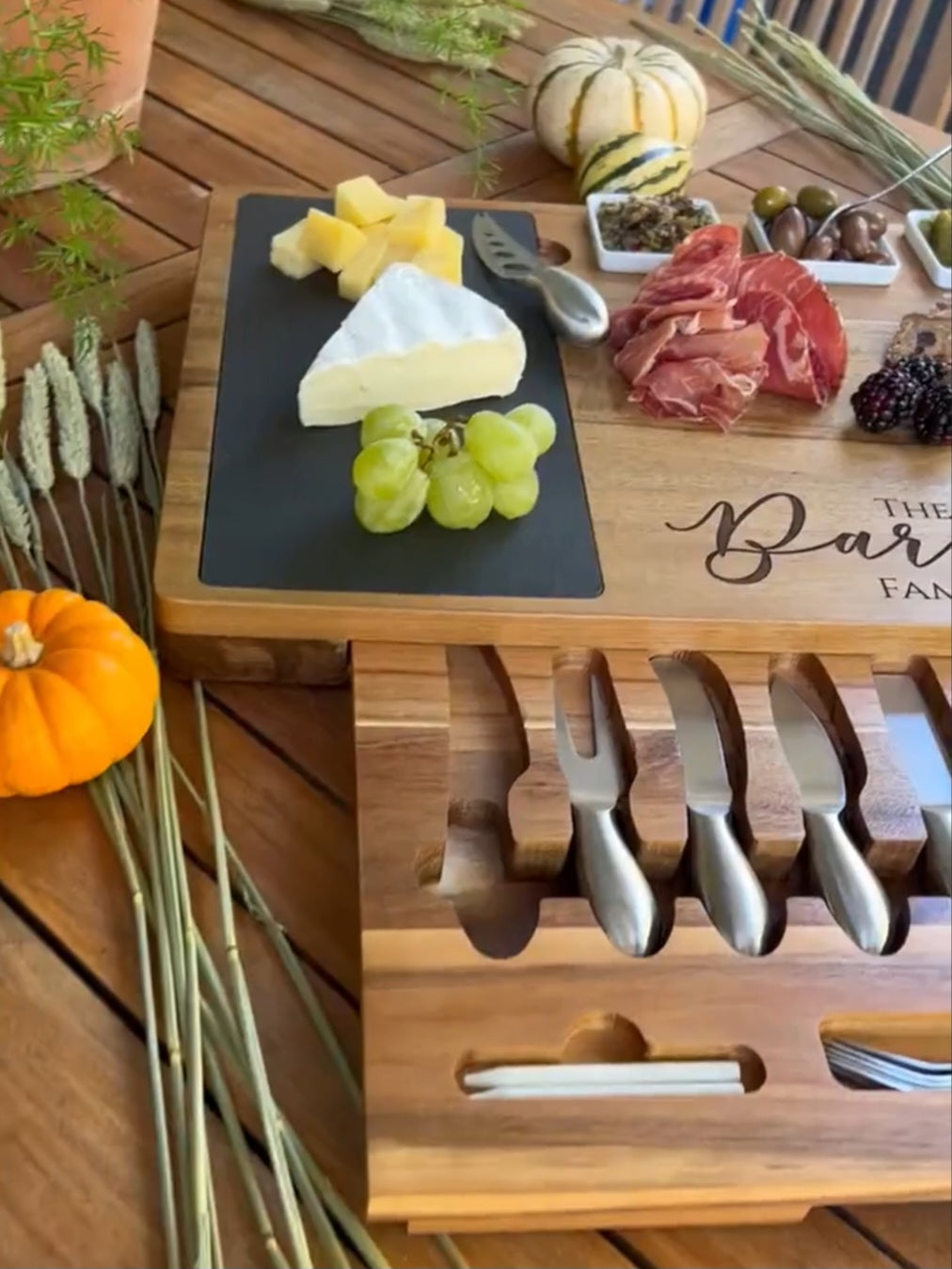 Custom Family Charcuterie Board – Valet Gifting Co.